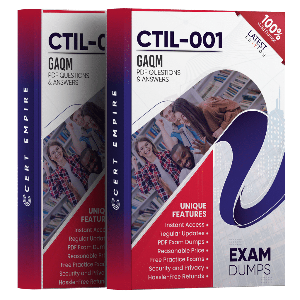GAQM CTIL-001 Real Exam Questions [June 2026 Update]