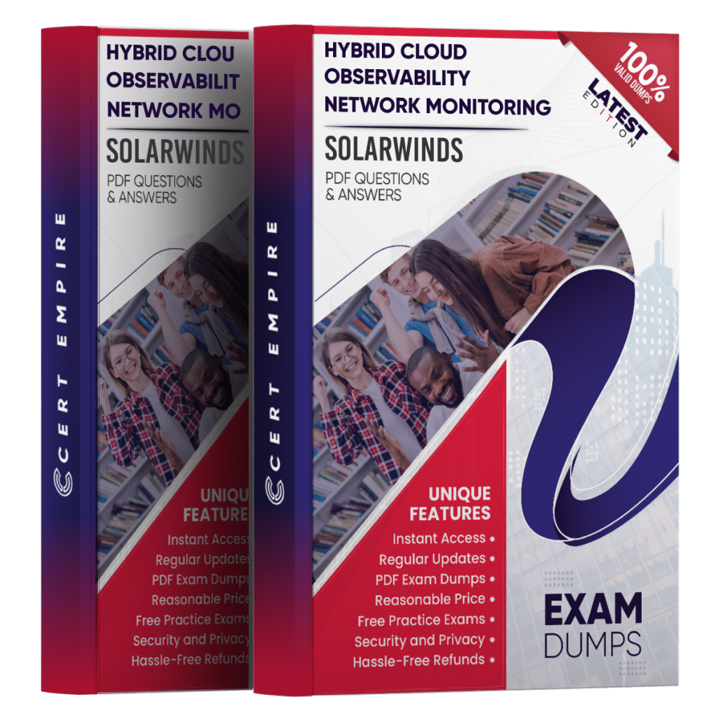 SolarWinds Hybrid Cloud Observability Network Monitoring Real Exam ...