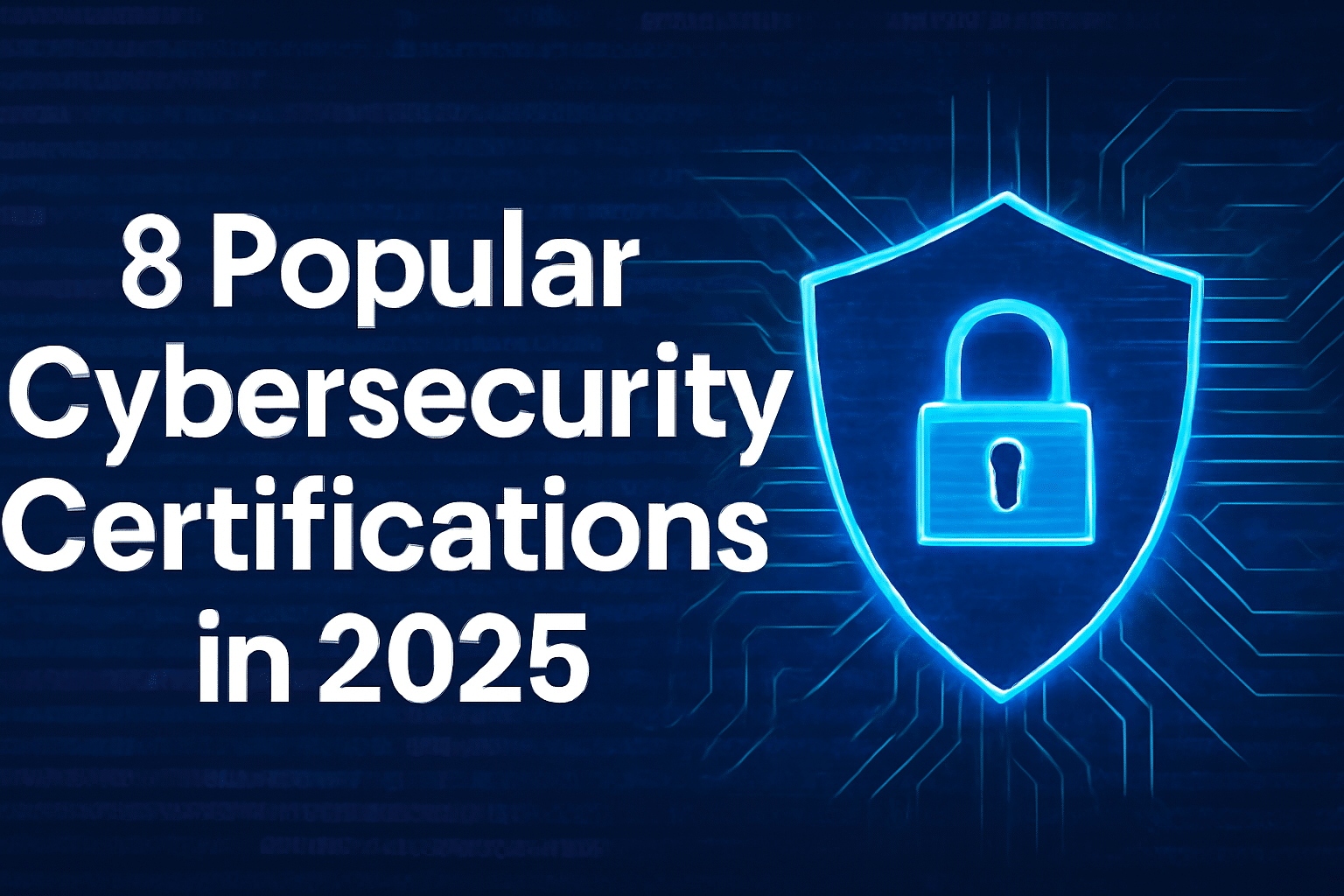 8 Popular Cybersecurity Certifications in 2025