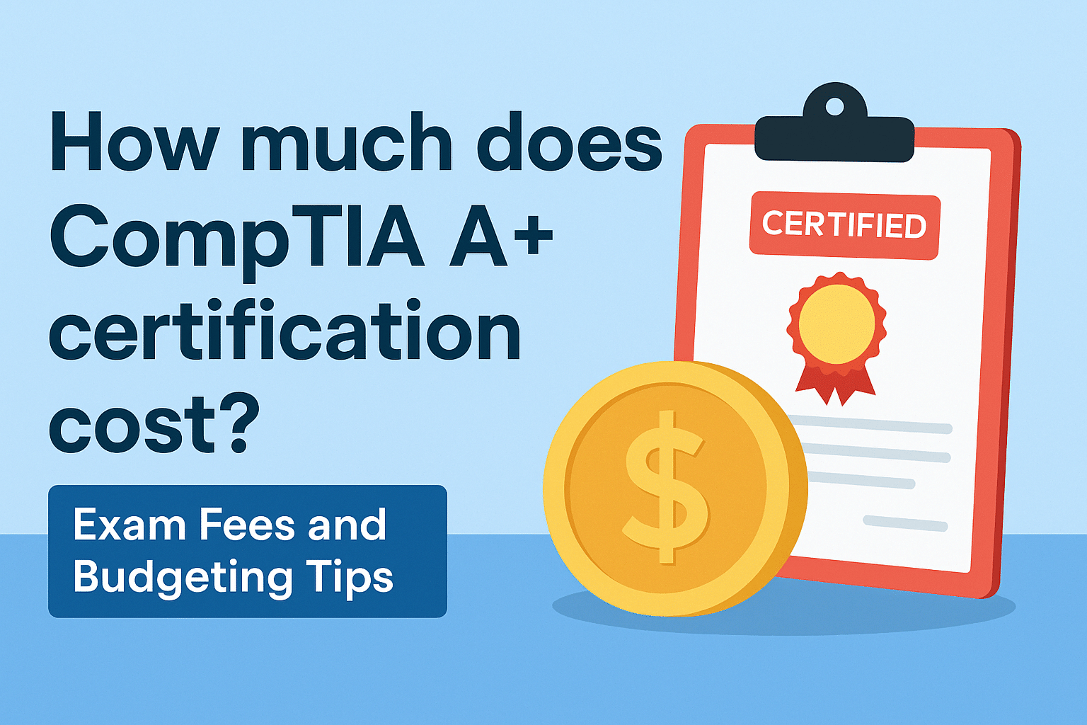 How much does CompTIA A+ certification cost? Fees & Budget Tips