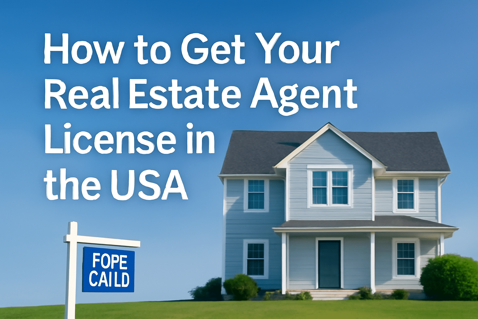How to Get Your Real Estate Agent License in the USA