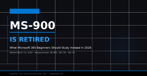 MS-900 Retired in 2026 - What to Study Instead Now
